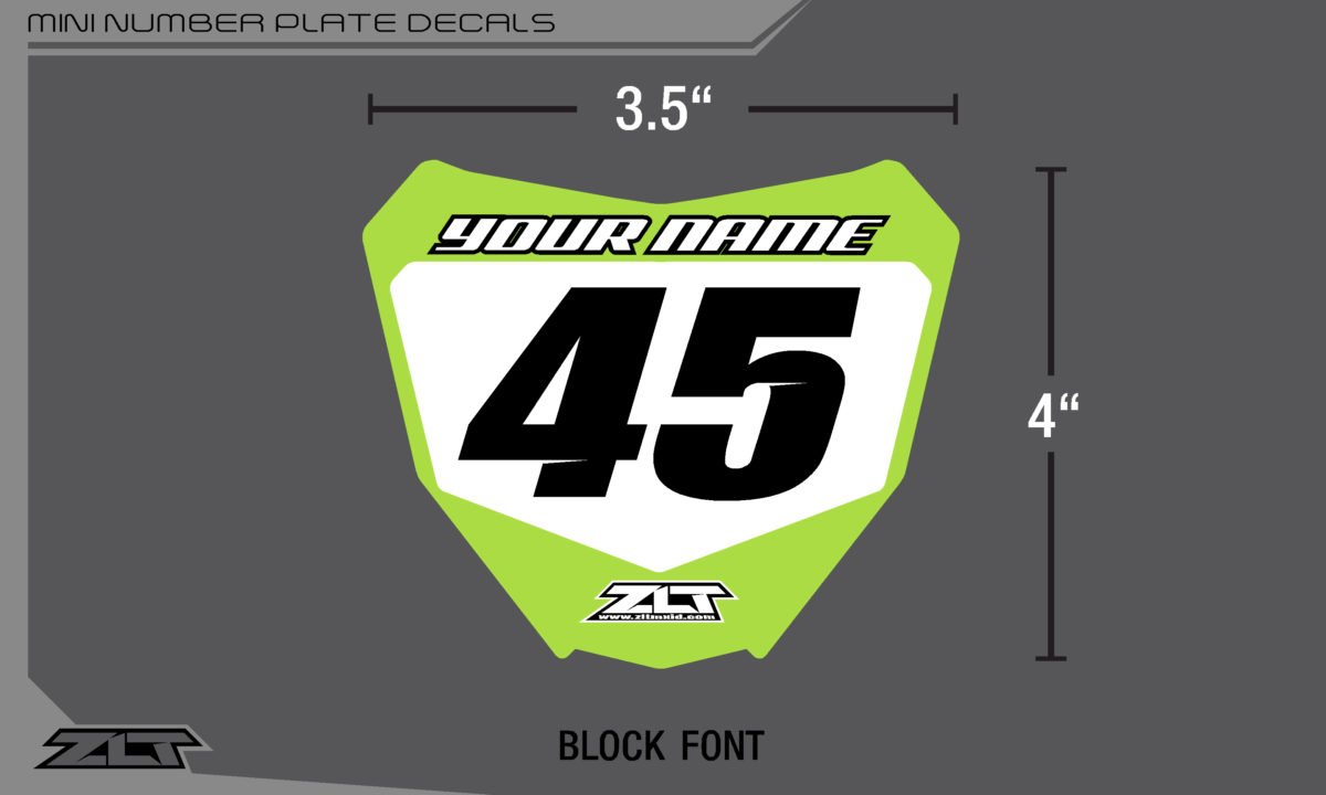 Products Archive - ZLT Motocross Identification